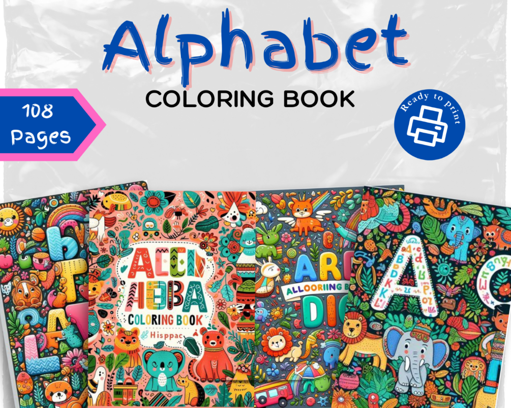 My ABC | Fun Alphabet Coloring Book | Coloring Books for Kids | Printable