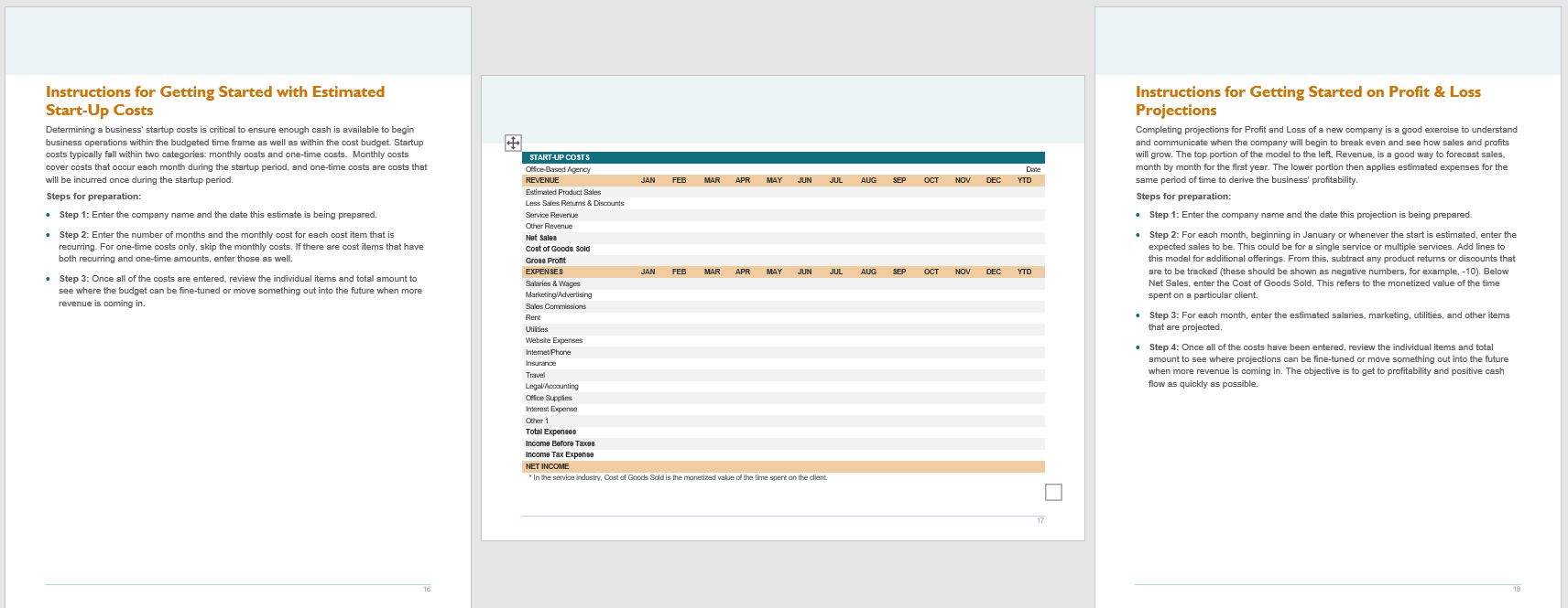 Business Plans Templates