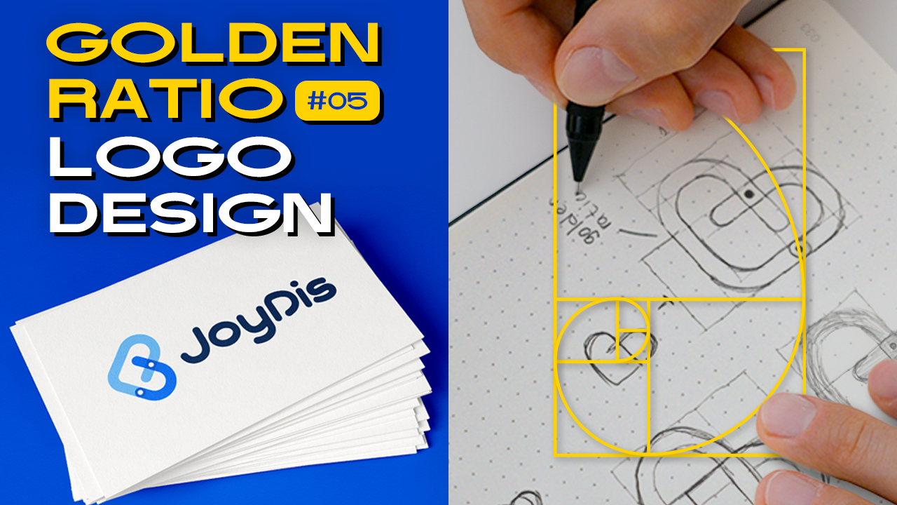 How to design a logo with Golden Ratio | Logo Design Process From Start ...