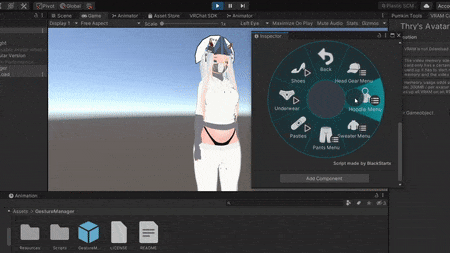 "Kustom" [VRC PC Avatar] [Cloth Slide Toggle]