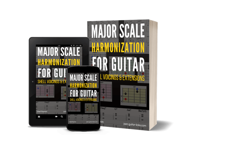 New PDF - Major Scale Harmonization With Shell Voicings - Jazz Guitar ...
