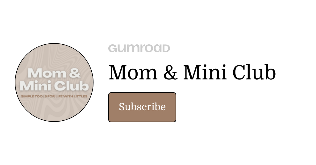 Mom & Mini Club