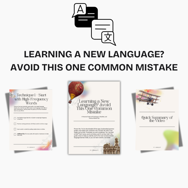 Learning a New Language? Avoid This One Common Mistake