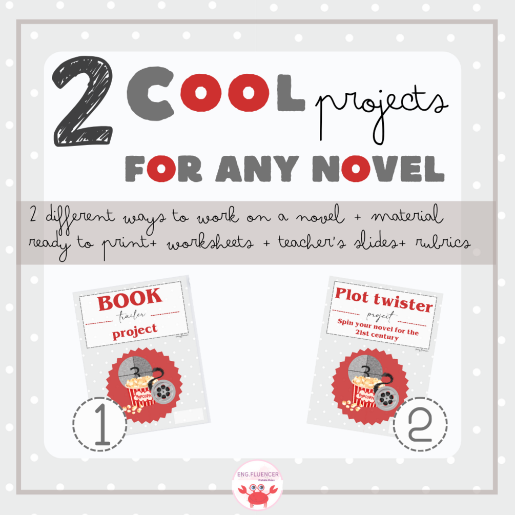 Book trailer. Project for any novel. Situación de aprendizaje.