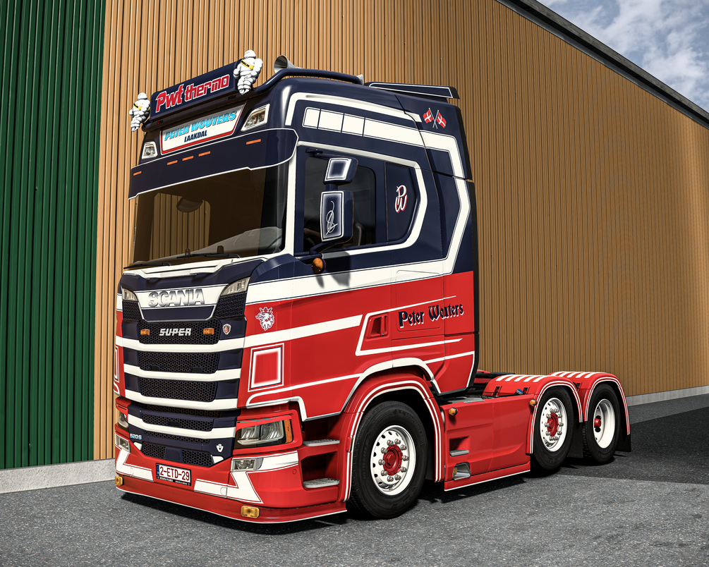 PWT Scania NG S520, 8k Skin