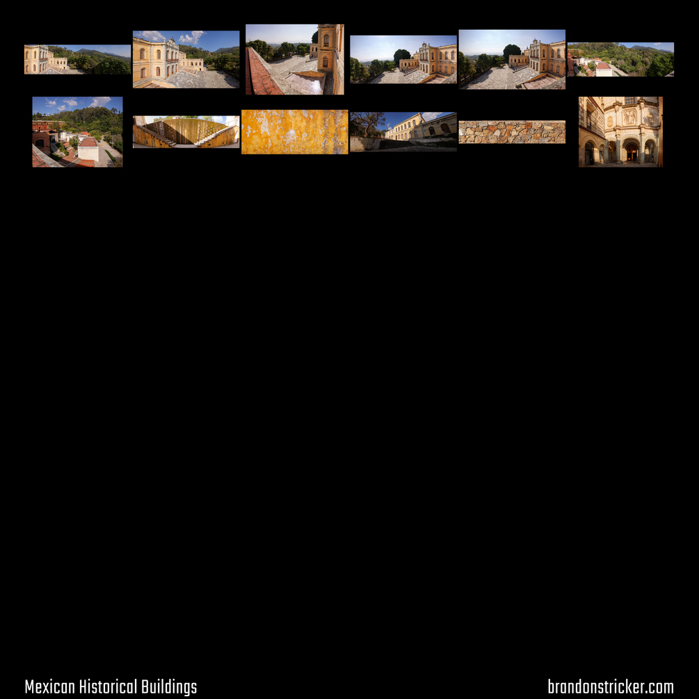 Mexico Historical Buildings: Photo Reference Pack