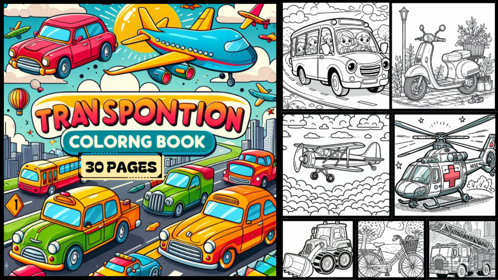 Coloring Of Means Of Transportation