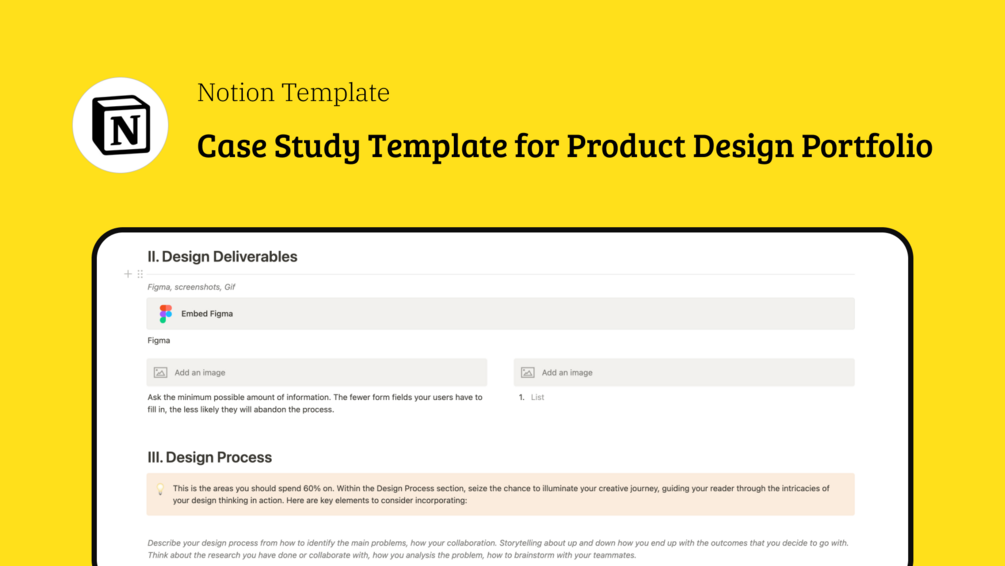 Design Portfolio - Case Study Template