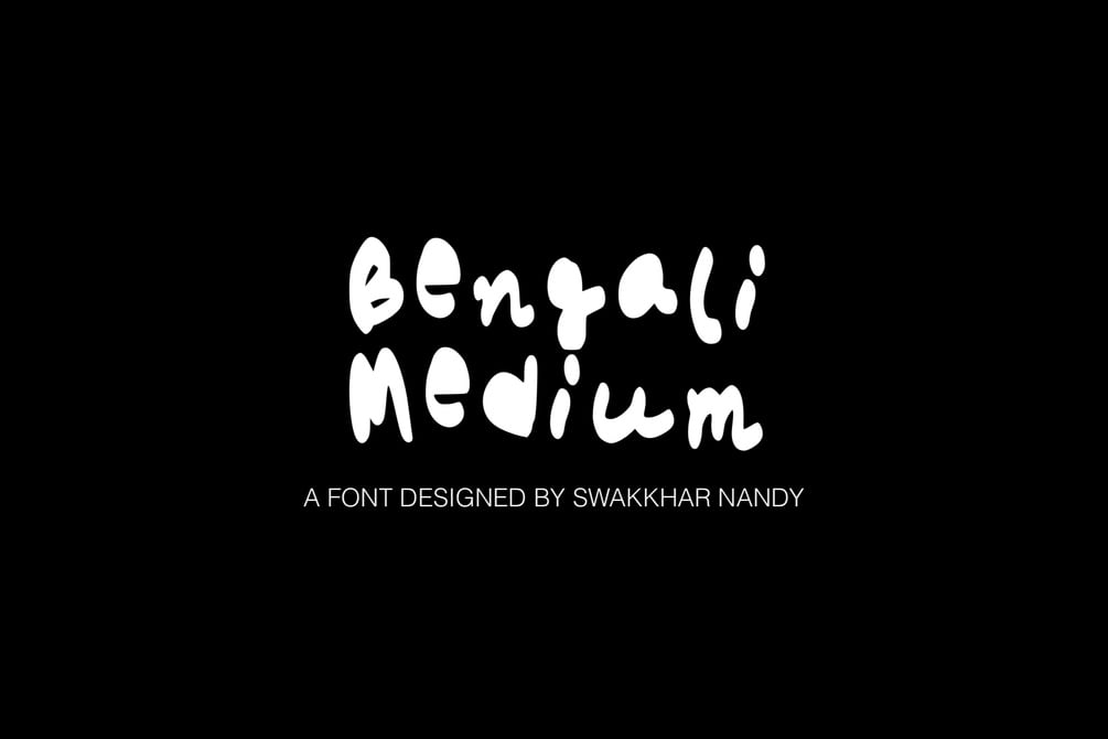 Bengali Medium Font