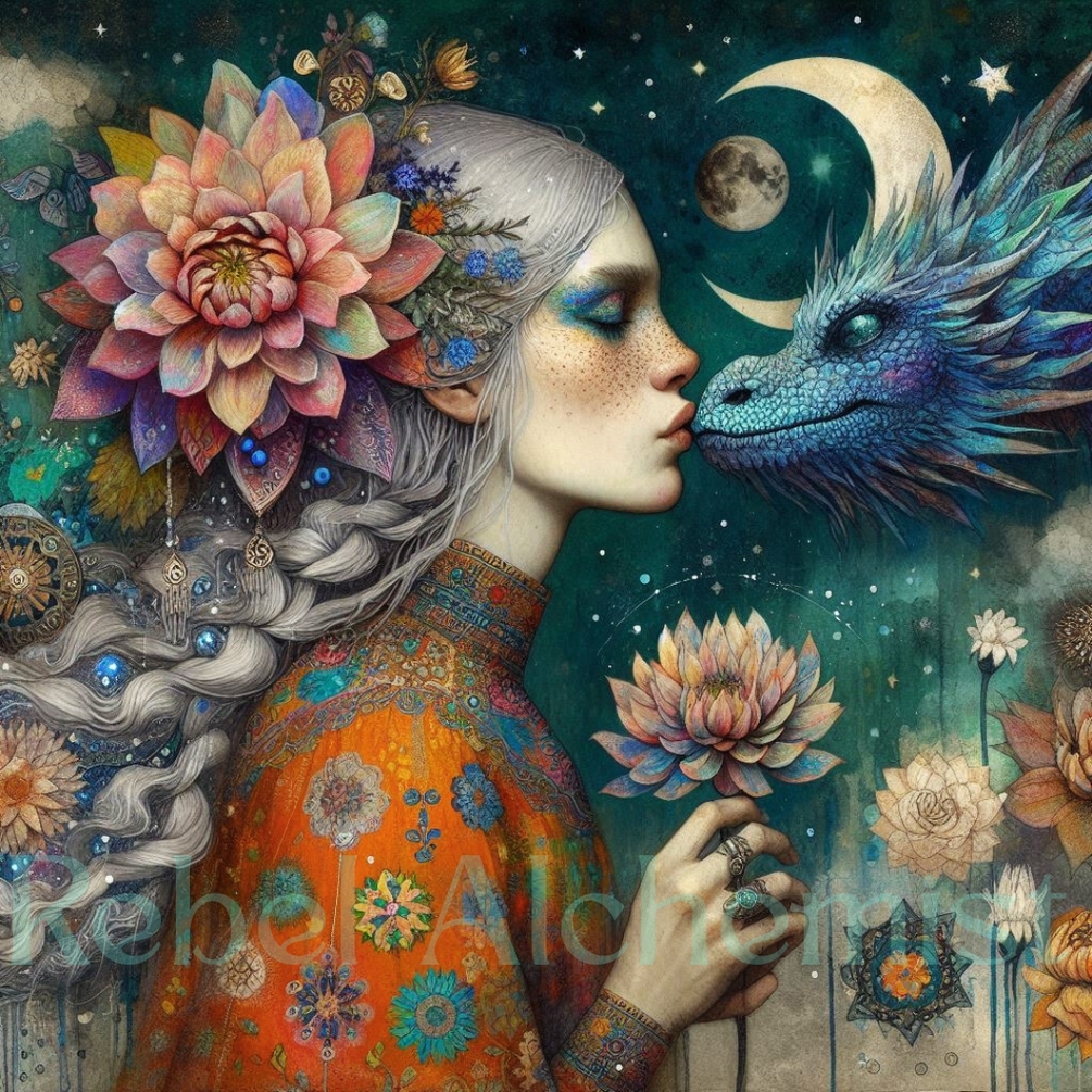 Moonkiss of the Lotus Dragon (Celestial Bond Oracle)