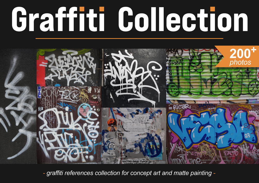 Graffiti Collection (Reference Pictures,Concept Art, Matte Painting)