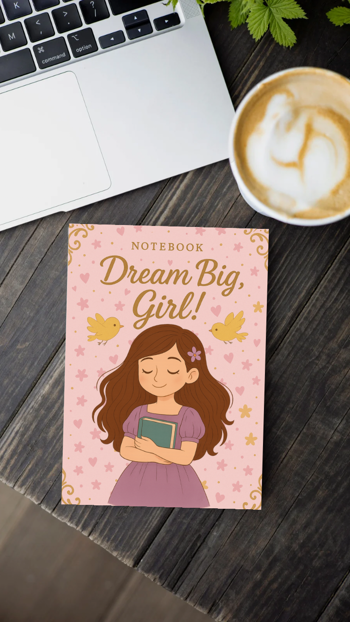 Dream Big, Girl! - Cute Inspirational Notebook for Girls | Pink ...