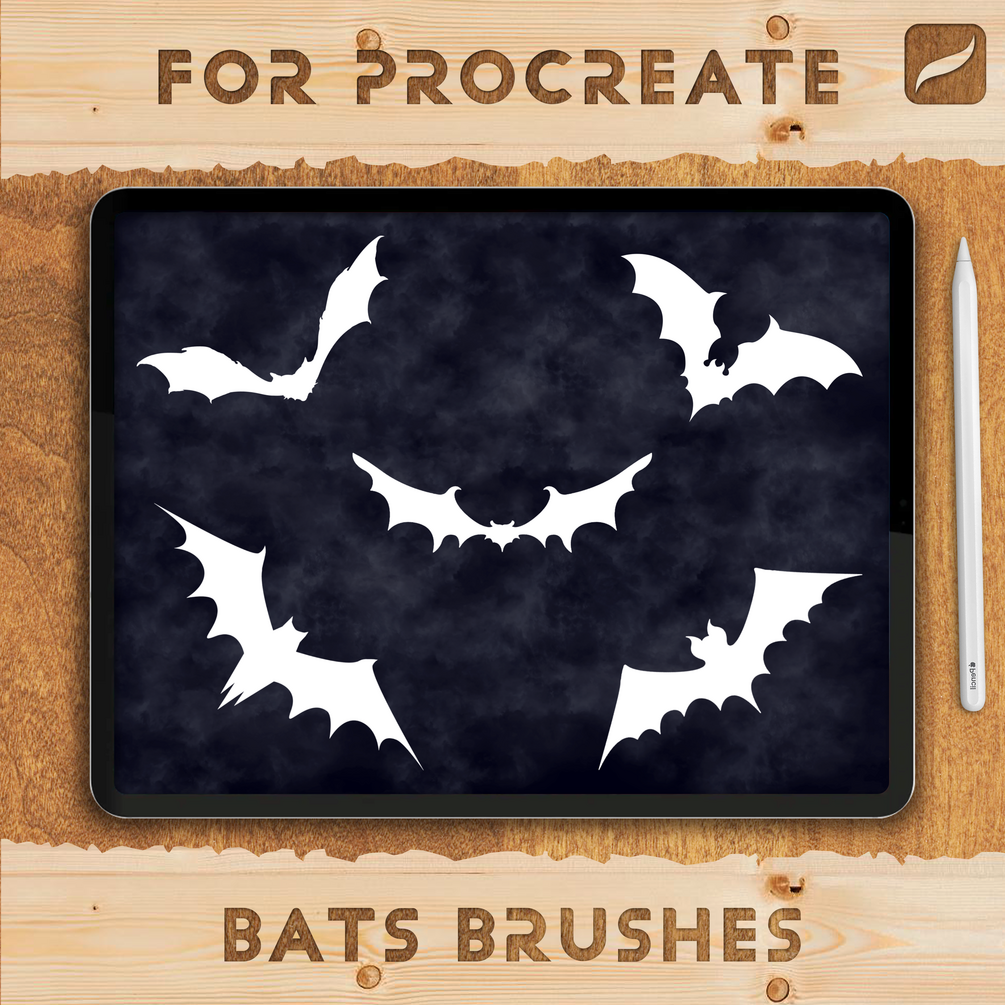 Free Bats Brushes for Procreate #2