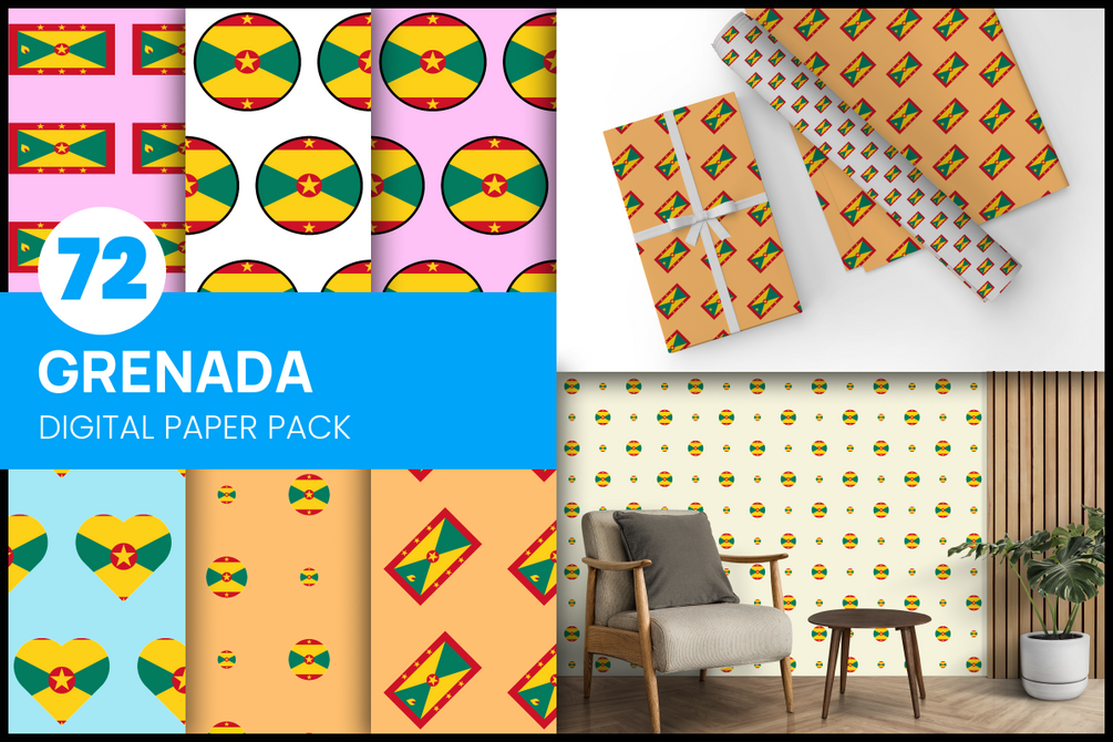 Grenada Seamless Patterns