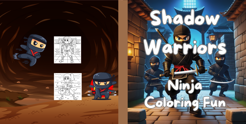 Shadow Warriors - Ninja Coloring Fun