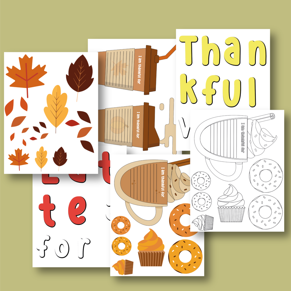 Thanksgiving Bulletin Board | We Are Thankful for a Latte Classroom Decor