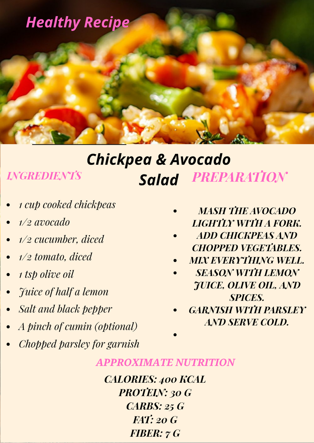 Healthy Recipe