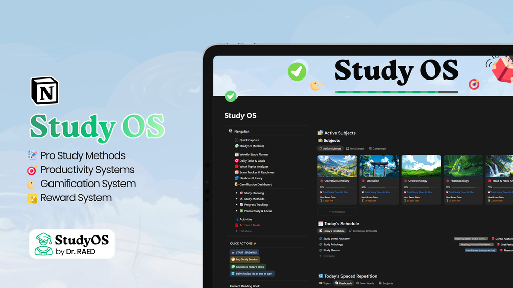 Study OS - Your Study Operating System