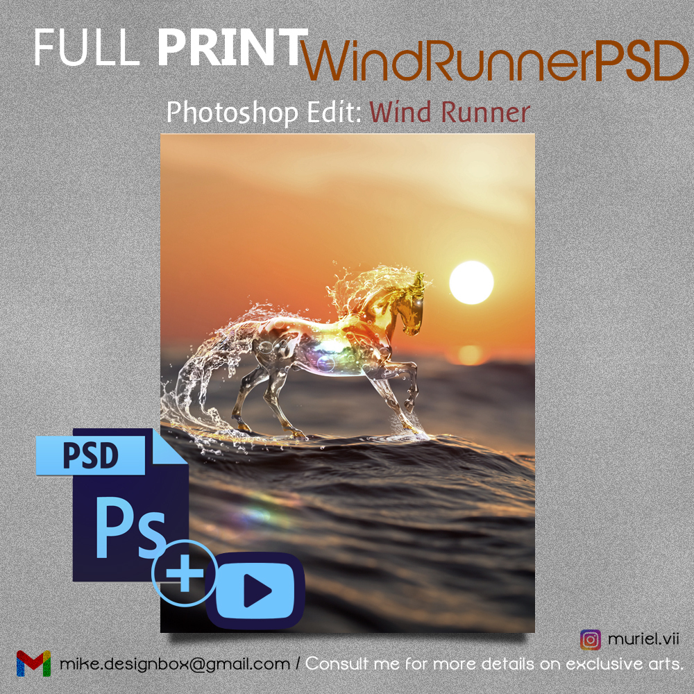 Wind Runner + PSD + Tutorial + Image