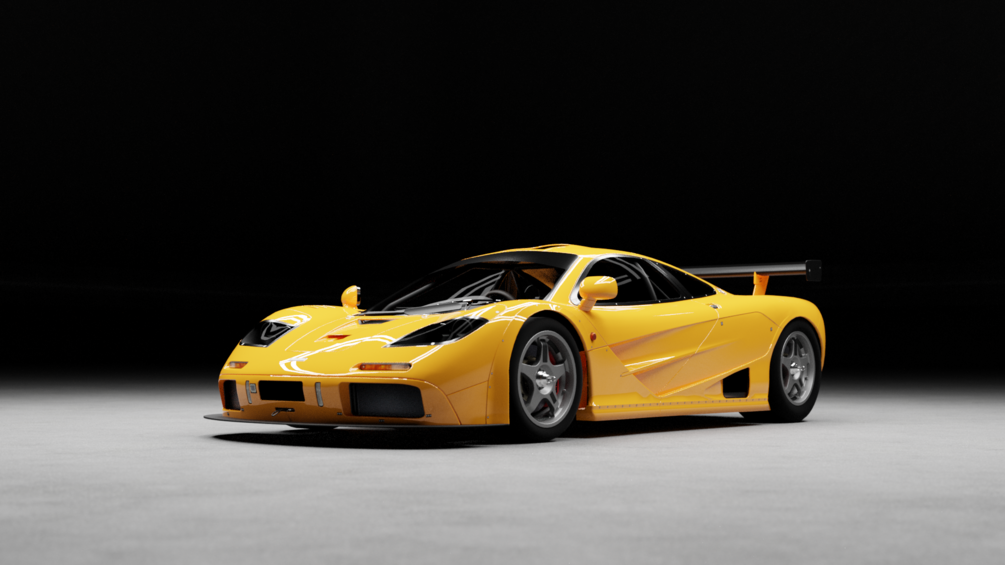 Mclaren F1 GTR HQ 3D Model