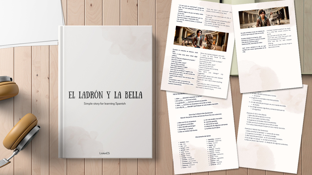 Learn Spanish with Bilingual Story (El ladrón y la bella)