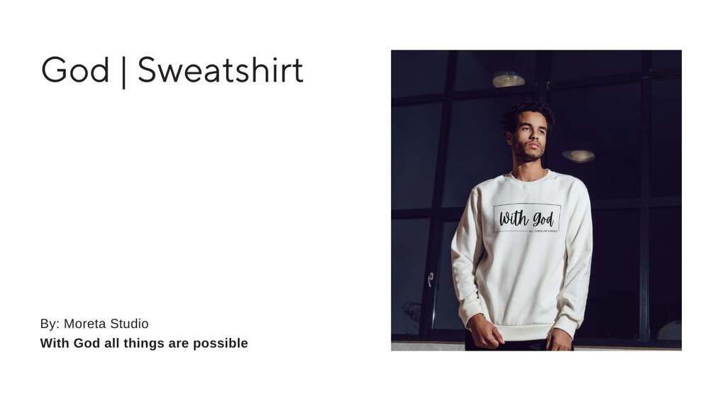 God Sweatshirt | Christian Sweatshirt, Crewneck.