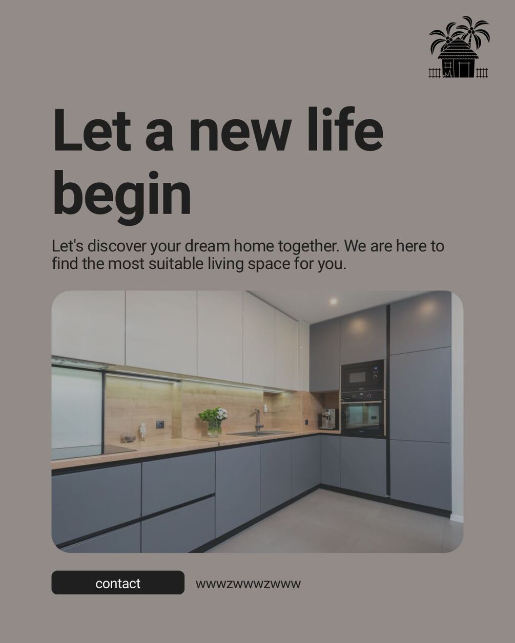Let a new life Begin -Premium canva poster template