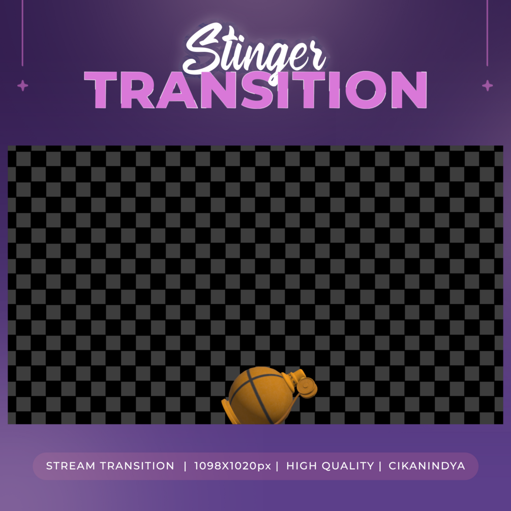 Animated Stinger Transition Mechanical Bomb | Unique Gear-Powered Explosion Effect | Stream Graphics