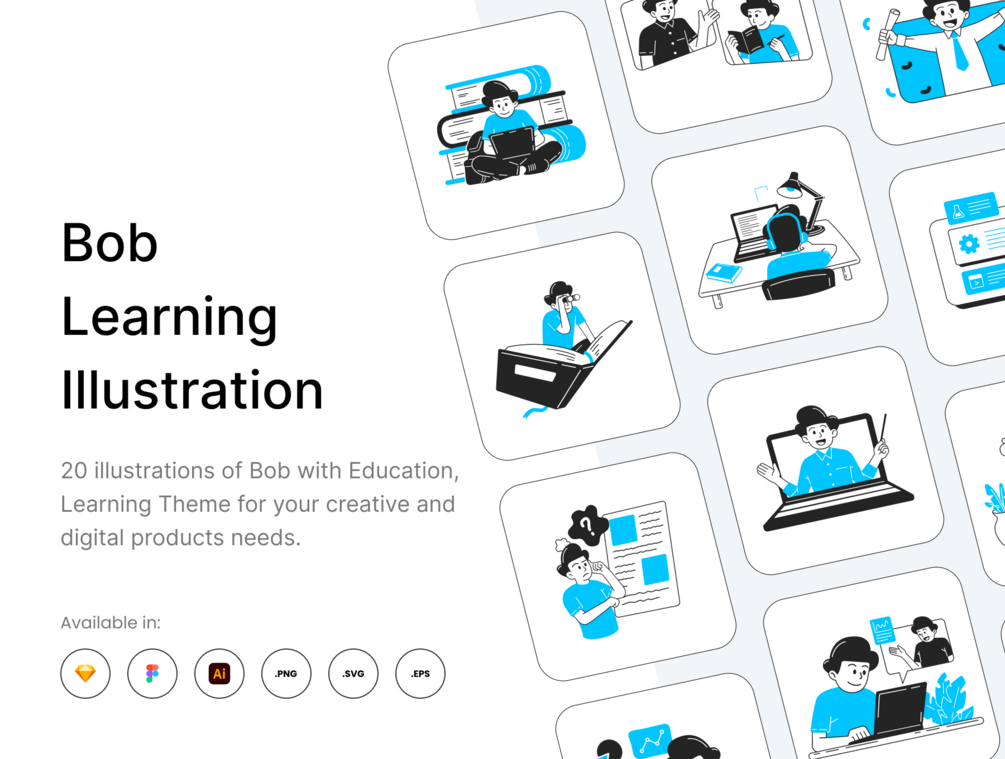 Bob Learning Illustration