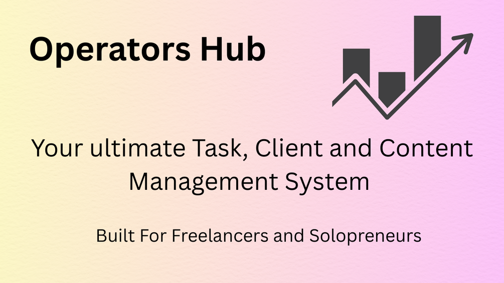 Operators Hub - Notion Template