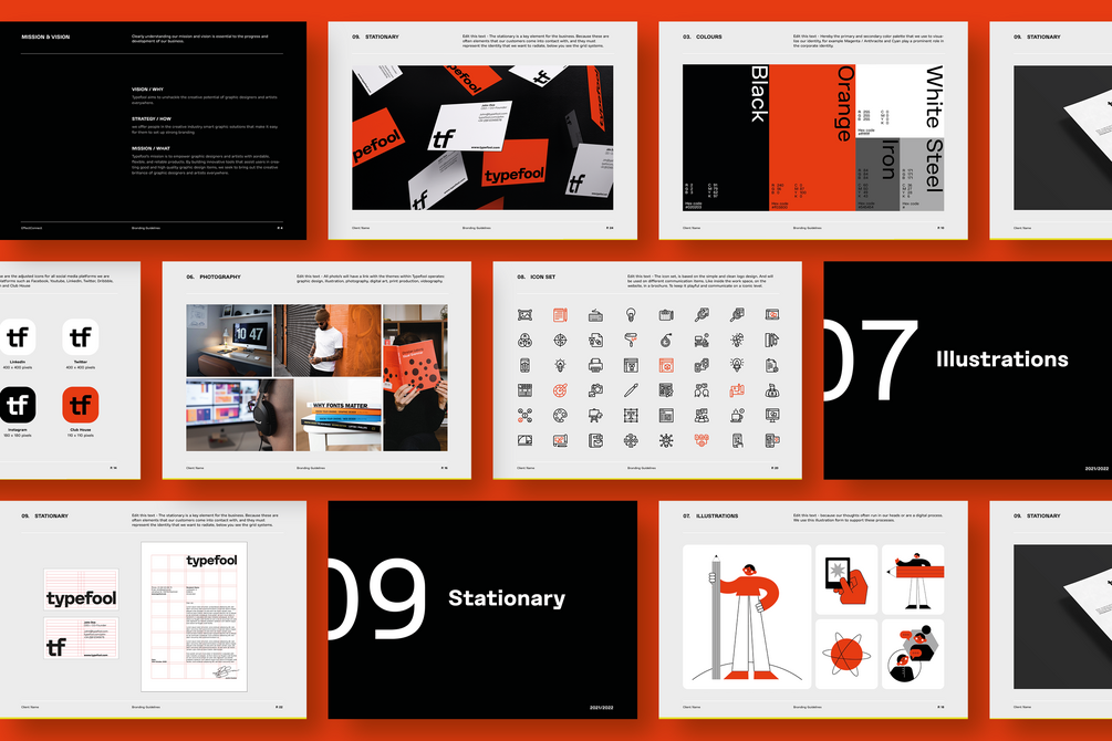 Print & Digital | Branding Guidelines Template