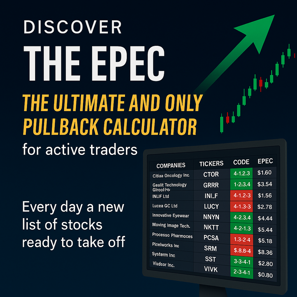 Introducing EPEC – the ultimate and only pullback calculator for active traders.