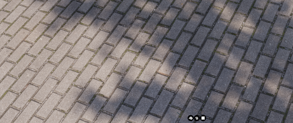 Street Bricks / Photoscanned / PBR Material