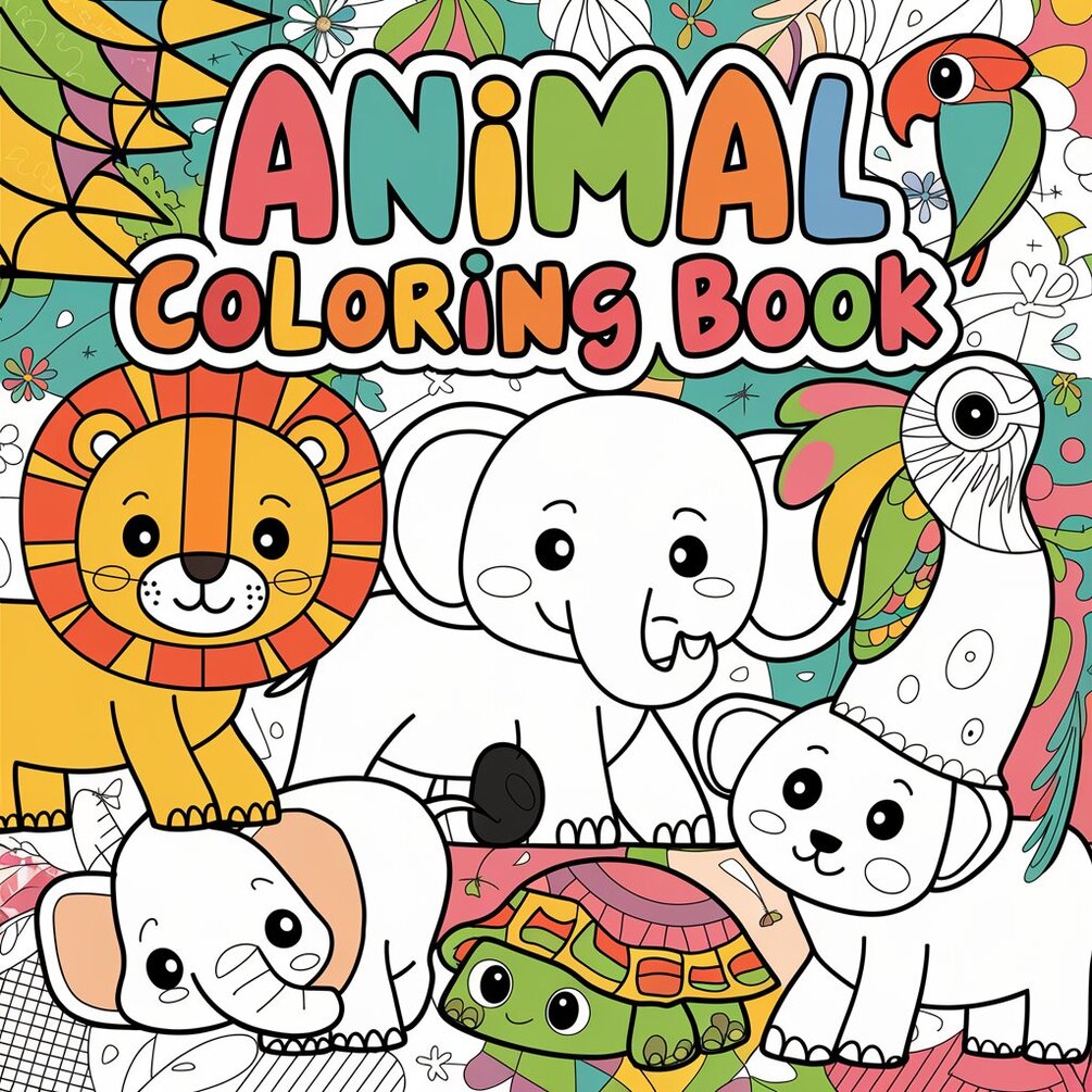 Animal coloring book