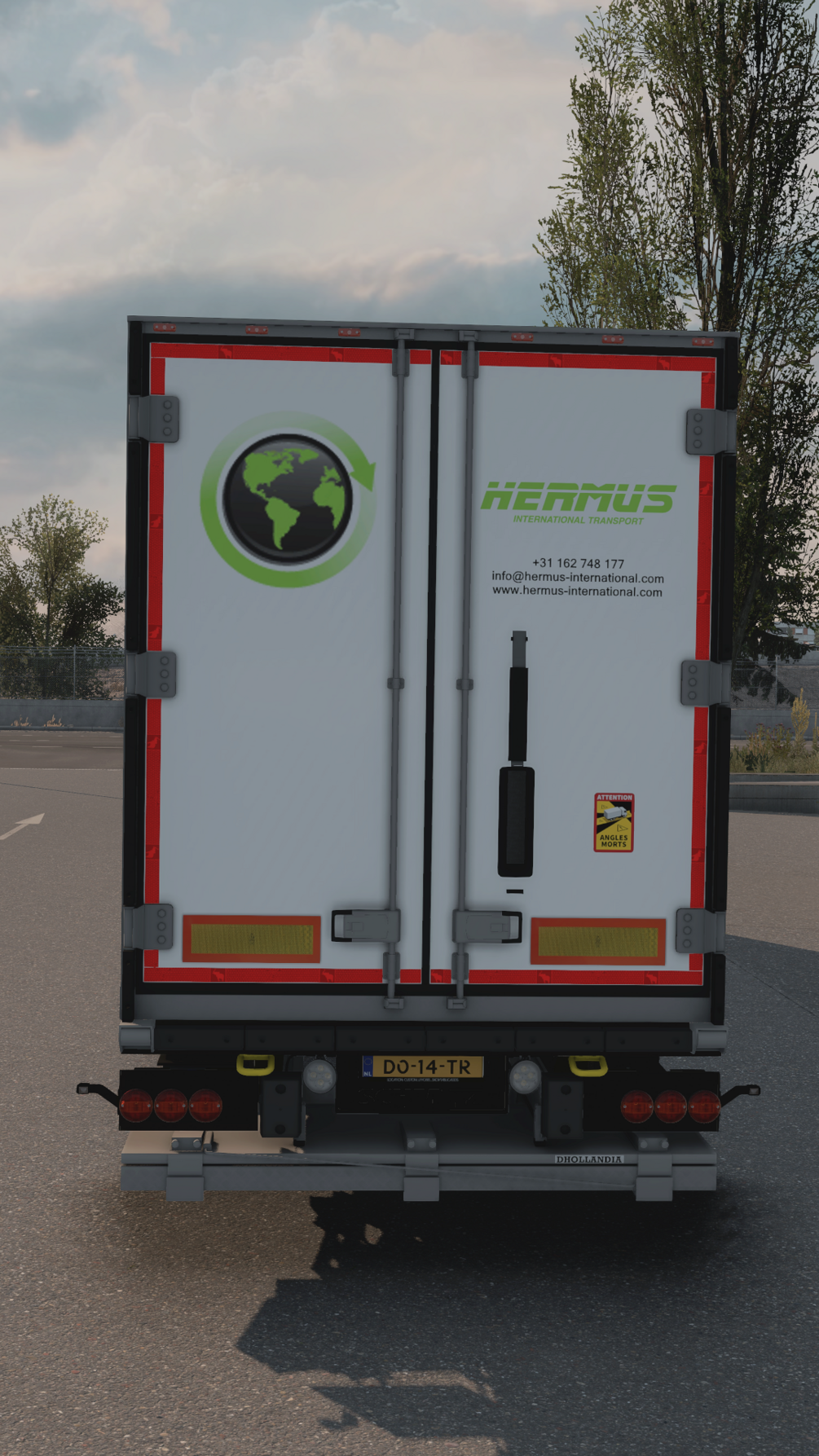 ETS 2 - Hermus transport skin, Schmitz S.KO by JUseeTV & obelihnio