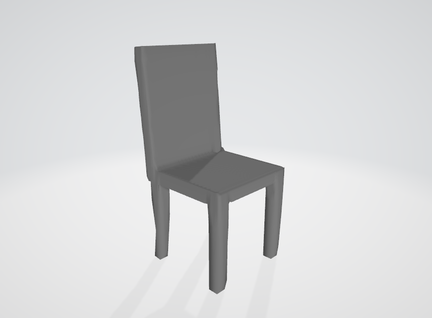 Untextured Poorly made Chair