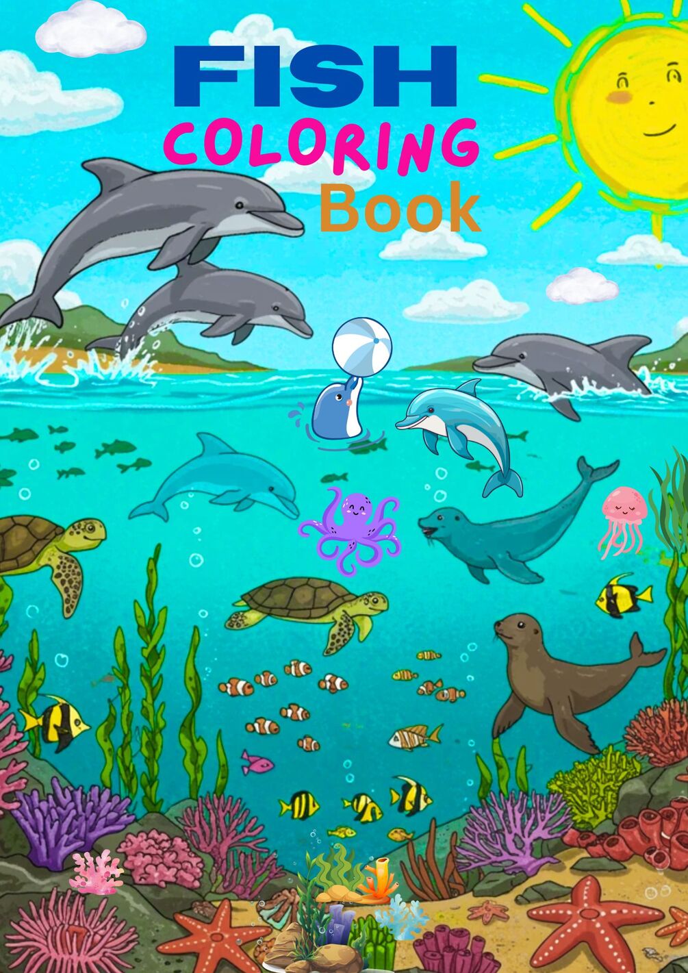 [kreativtales] Fish Coloring Book