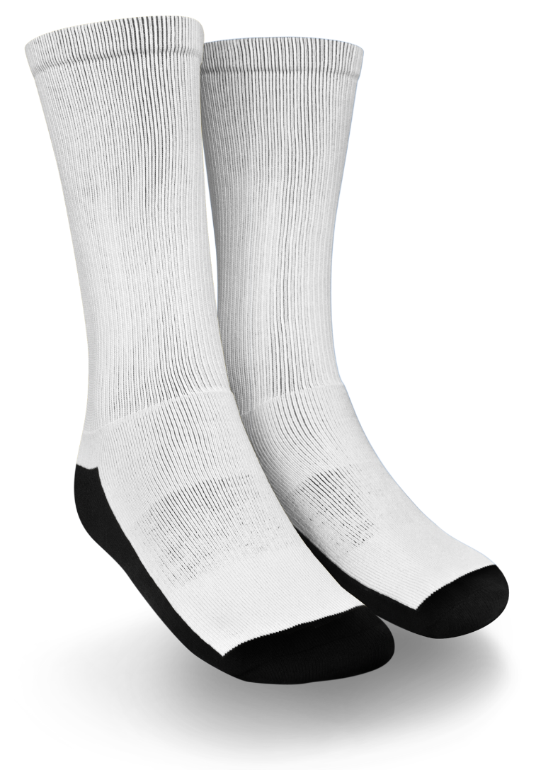 Floating Sock Mockup