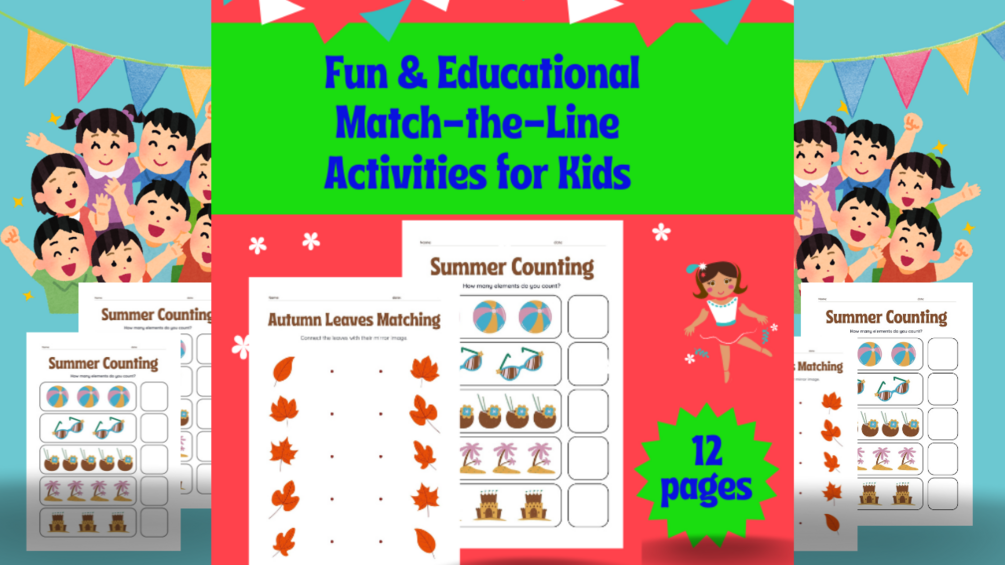 12 Fun Match-the-Line Activities for Kids