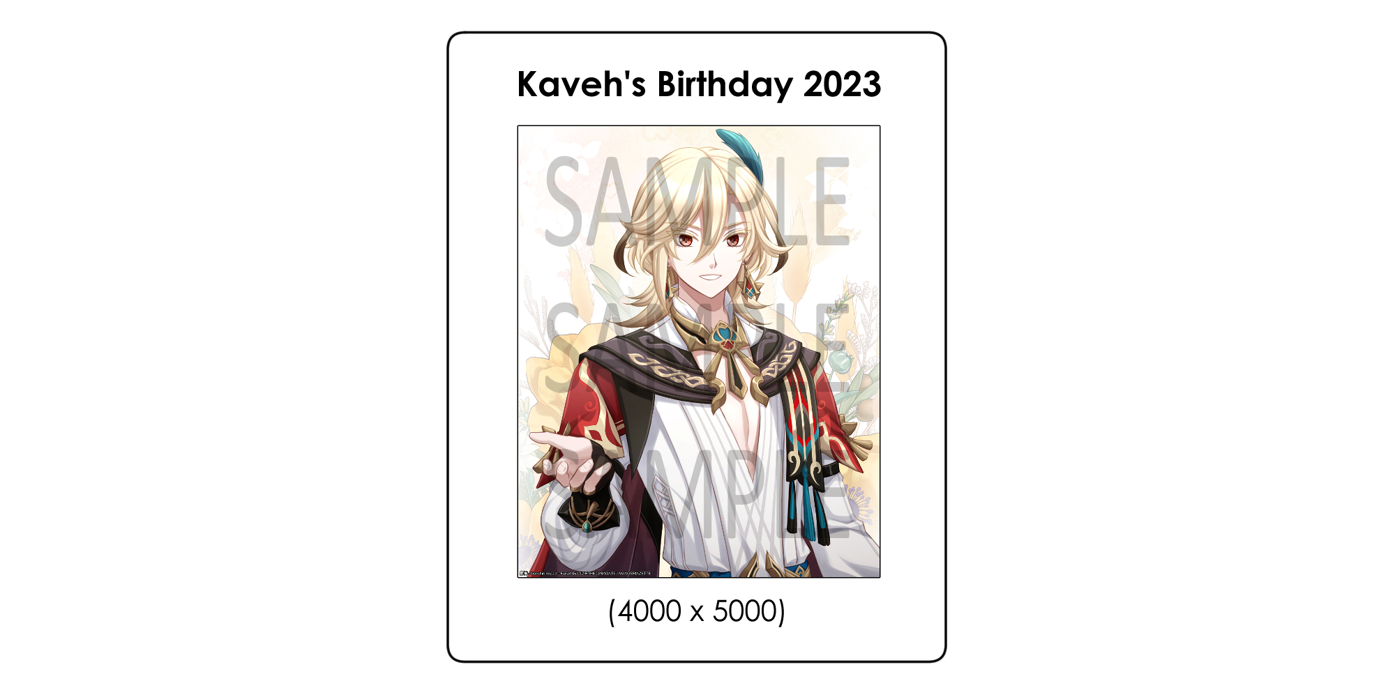 Genshin Impact - Kaveh's Birthday 2023