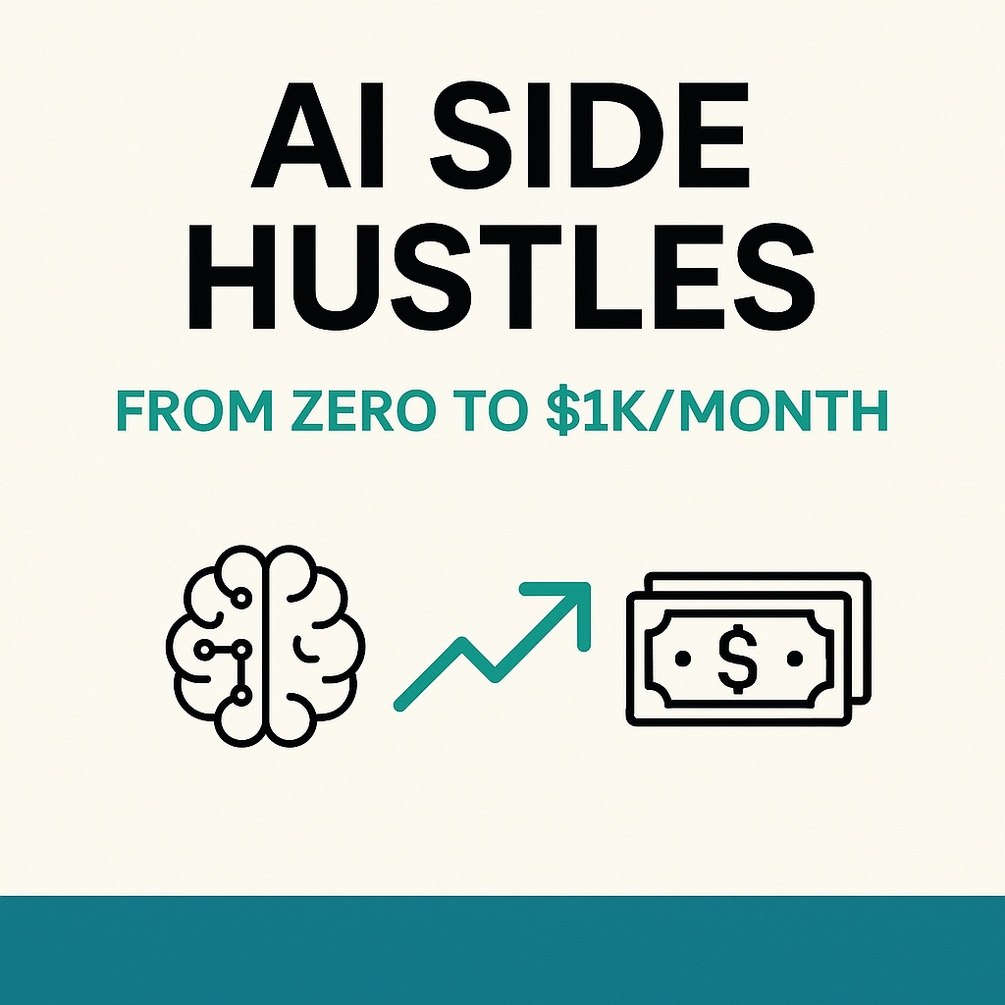 AI Side Hustles: From Zero to $1K/Month