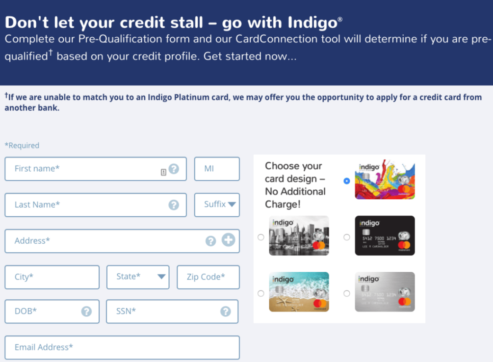 IndigoCard Login