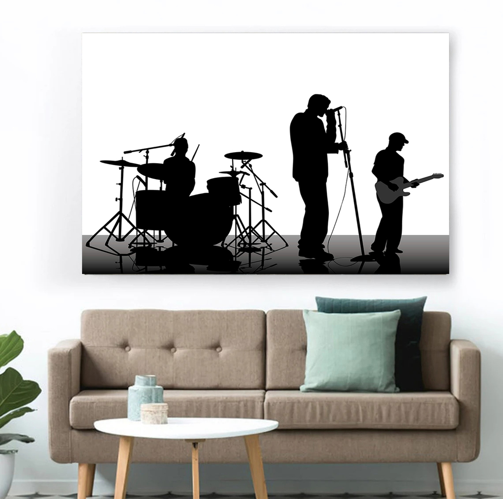 Music Art | Jazz Wall Art | Music Art | Cafe, Living Room decor Painting