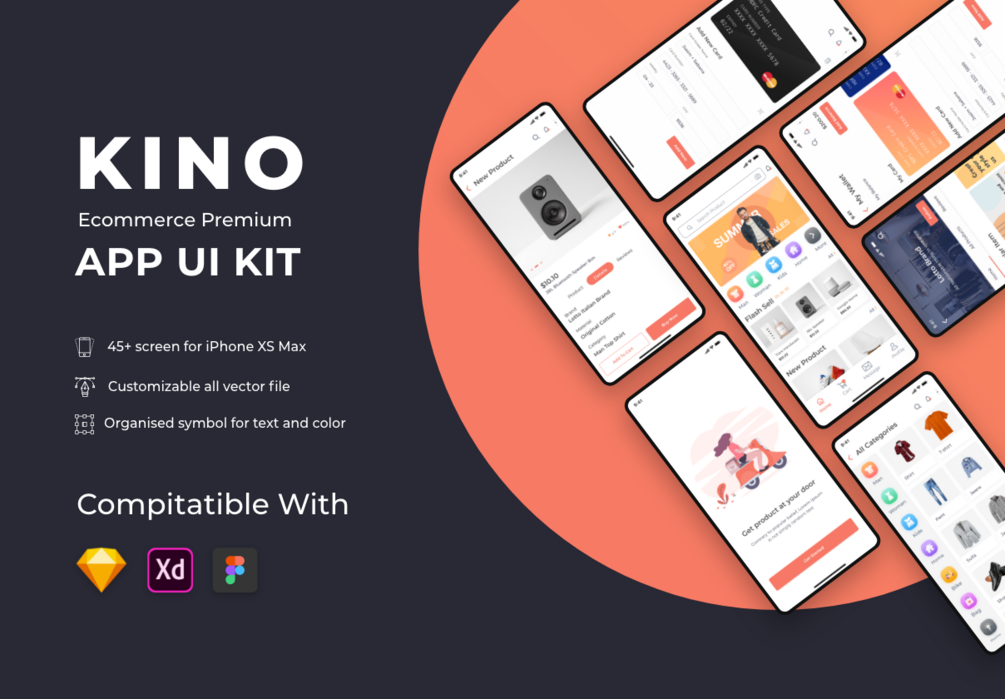 Kino Ecommerce App UI Kit