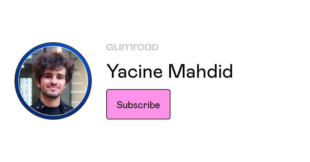 Yacine Mahdid