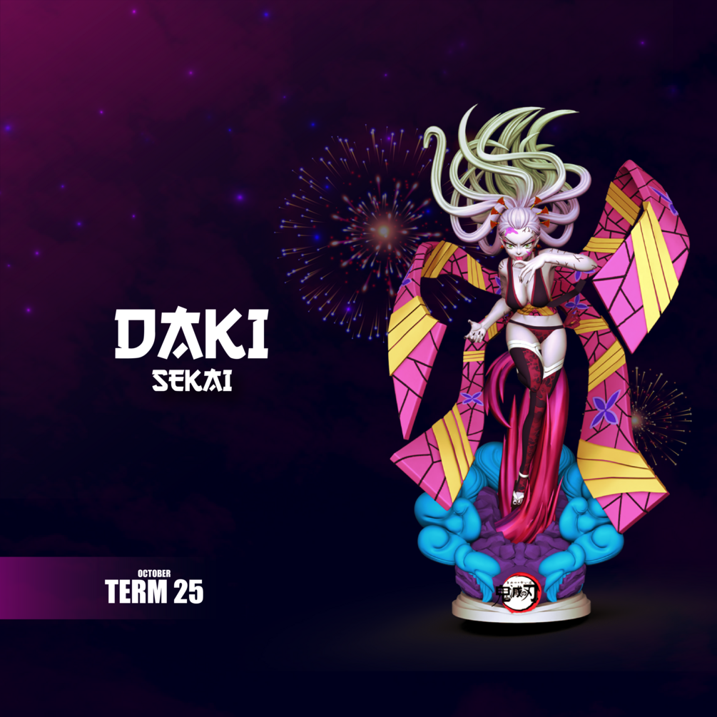 Daki Sculpture - Sekai 3D Models - Tested and Ready for 3D printing