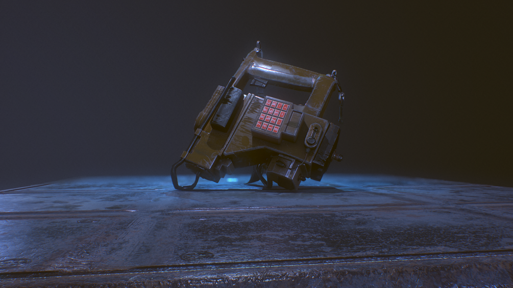 Alien Motion Tracker - PBR Model Example