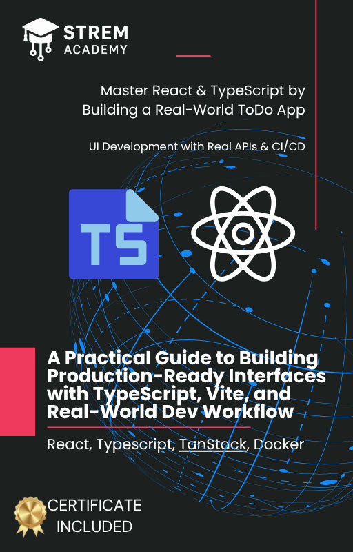 Build Real-World ToDo App with React, TypeScript, Docker, Tanstack and API's - CERTIFICATE INCLUDED