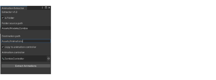 Unity Model Animation Extractor
