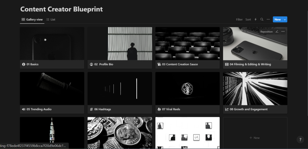 Content Creator Blueprint